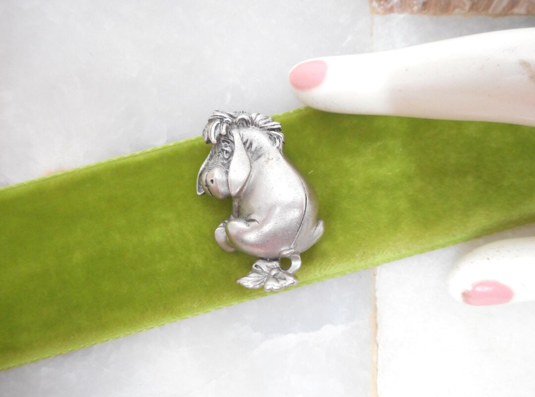 Vintage Eeyore Brooch DISNEY Stuffed Donkey Pooh Cartoon Movie Novelty ...