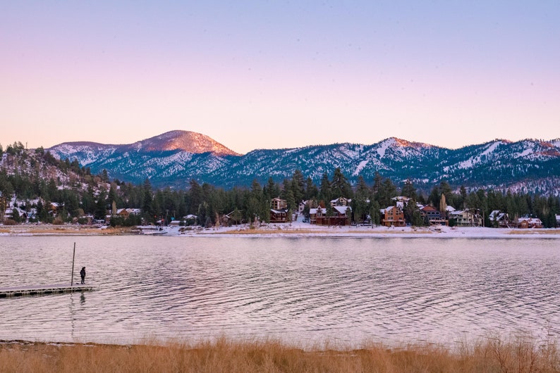 Digital Download - Big Bear Lake Sunset Photo - Etsy