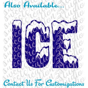 ICE ICE BABY Design - Svg, Png, Silhouette, Cameo, Cricut - Etsy