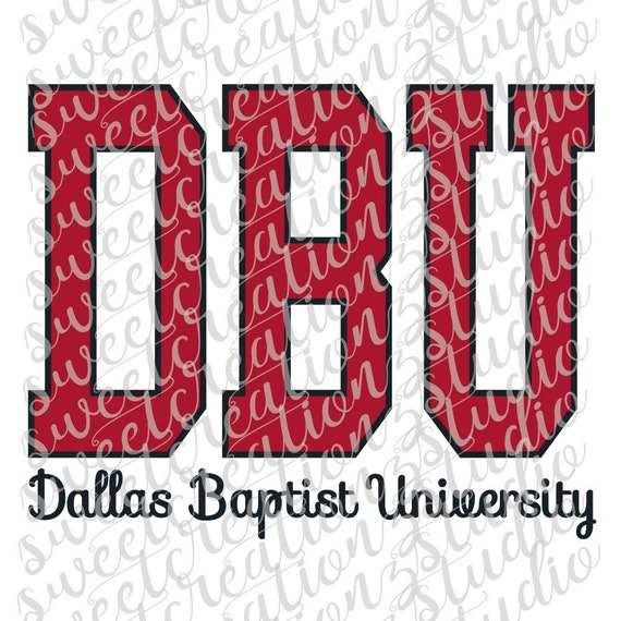 DBU Dallas Baptist University Design Svg Png Silhouette - Etsy