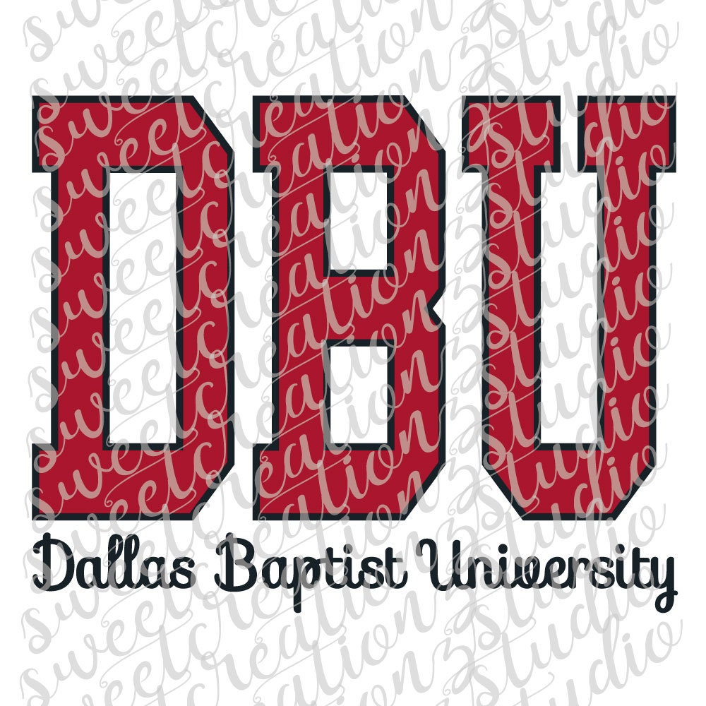 DBU Dallas Baptist University Design Svg Png Silhouette - Etsy