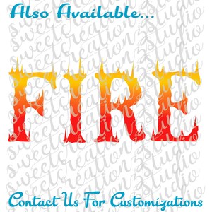 FIRE Design Svg, Png, Silhouette, Cameo, Cricut - Etsy