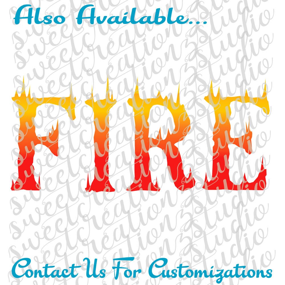 FIRE Design svg png silueta cameo cricut - Etsy España
