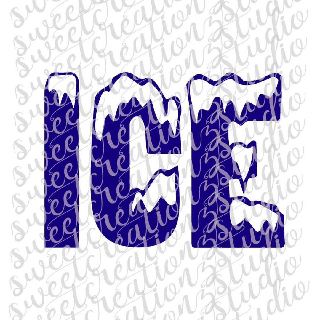 ICE Design - Svg, Png, Silhouette, Cameo, Cricut - Etsy