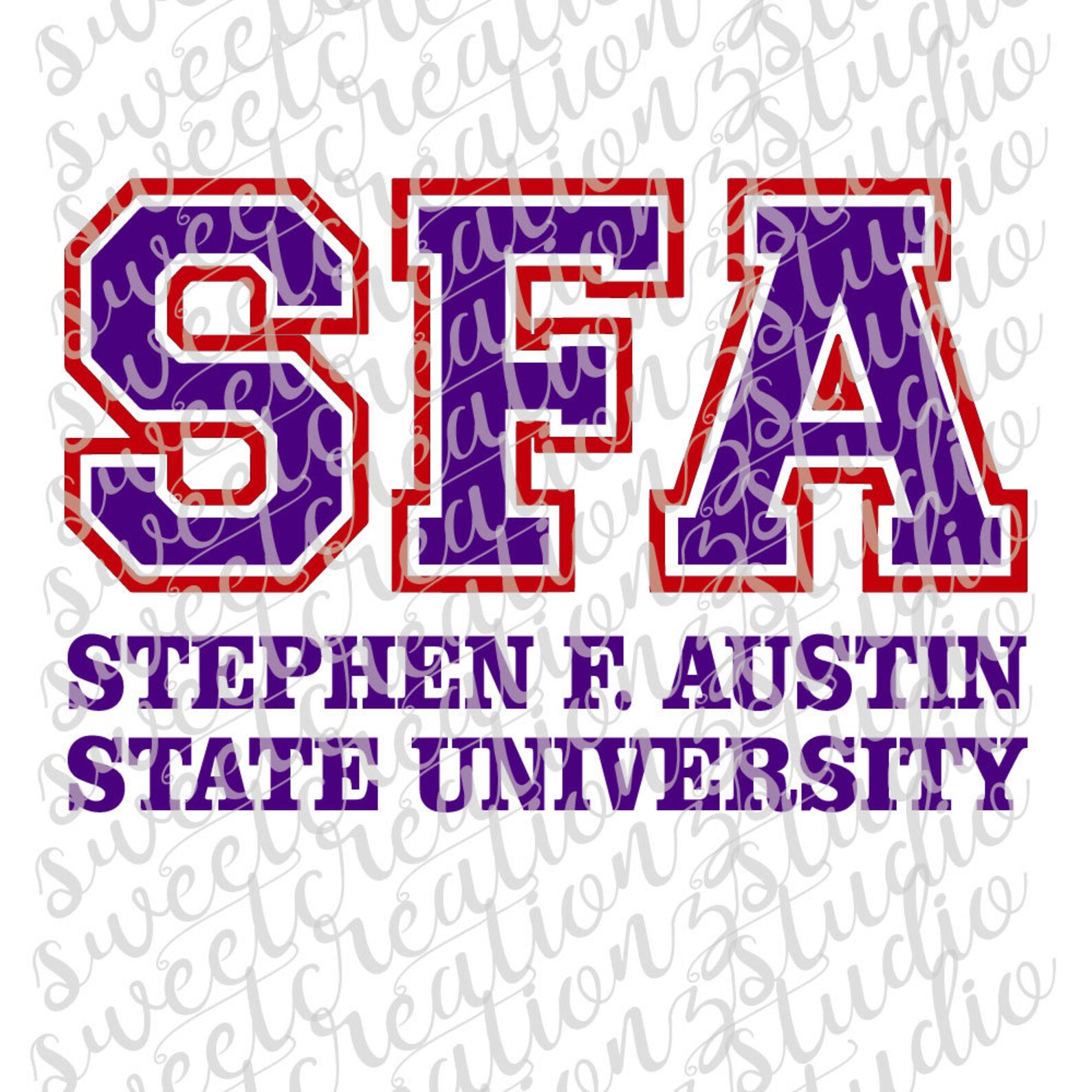 SFA (stephen F. Austin) Design - Svg, Png, Silhouette, Cameo, Cricut - Etsy