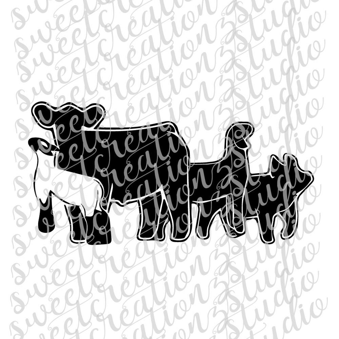Livestock Design PNG Digital File Download for Print, Sublimation ...