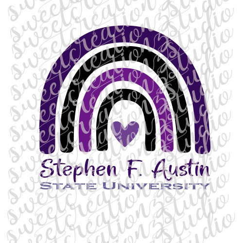 SFA stephen F. Austin Design Svg Png Silhouette Cameo - Etsy