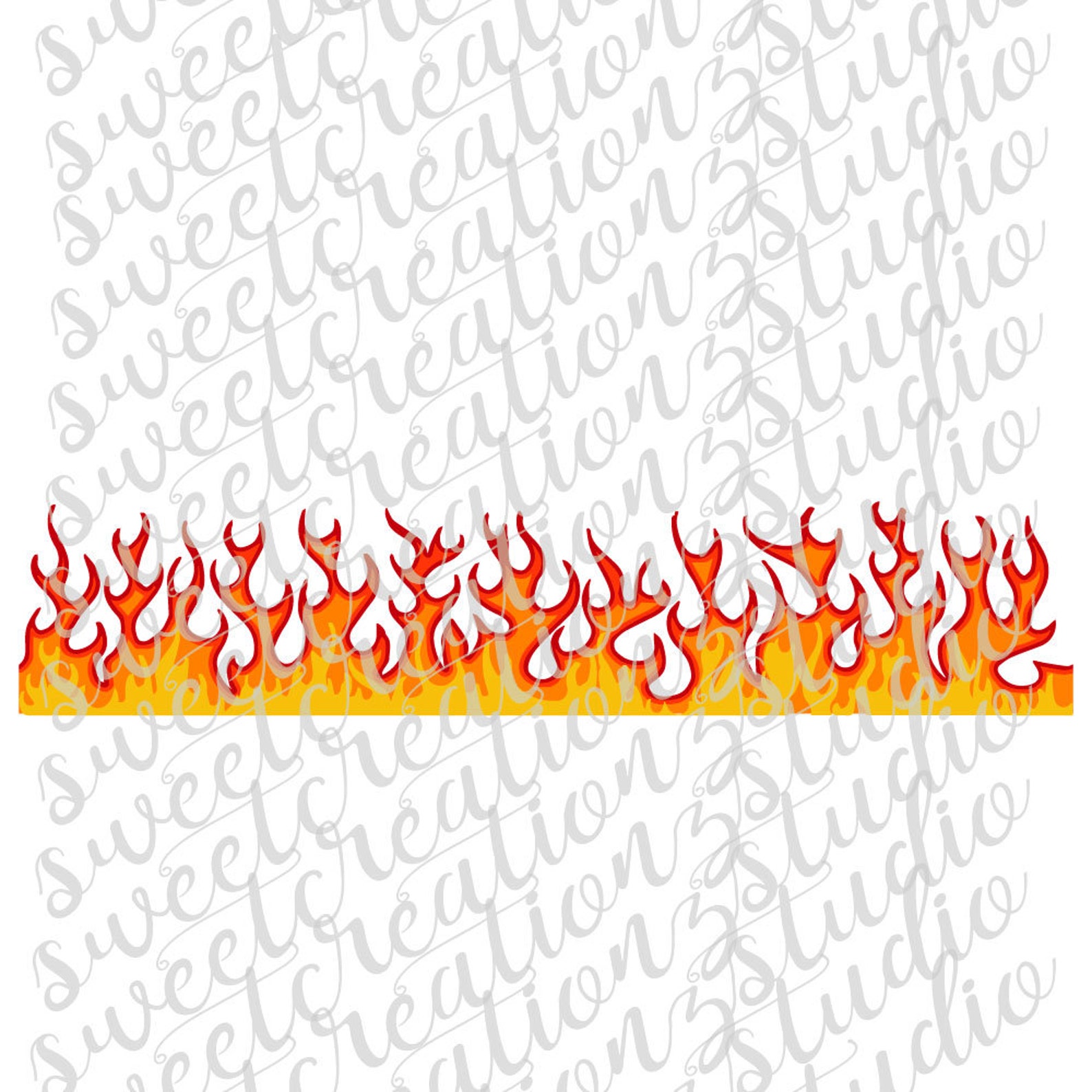 Line of Fire Design Svg Png Silhouette Cameo Cricut - Etsy
