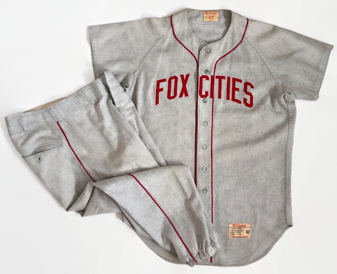 Appleton Foxes Milb Class A Midwest Wilson Game Used Size 42 Medium and ...