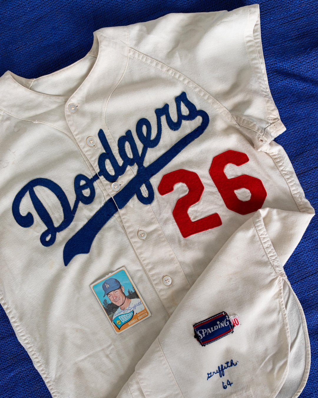 Los Angeles Dodger Derrell Griffith Spalding Major League Baseball ...