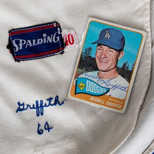 Los Angeles Dodger Derrell Griffith Spalding Major League Baseball ...