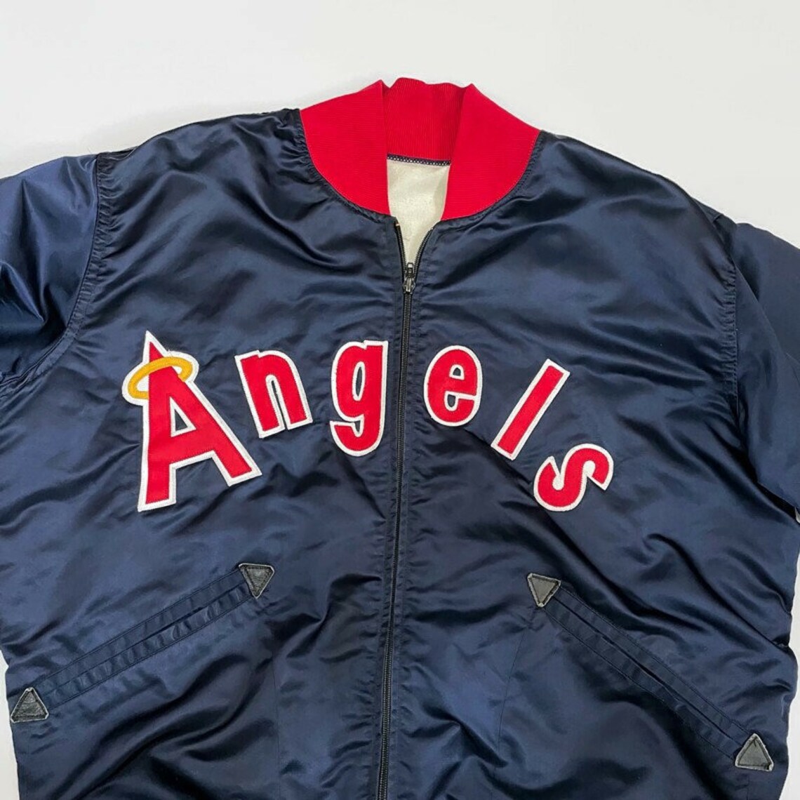 California Angels Authentic Rawlings Game Issued MLB Satin - Etsy