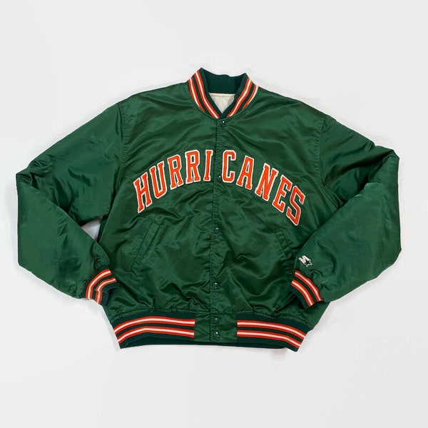 Miami Hurricanes Starter Jacket - Etsy