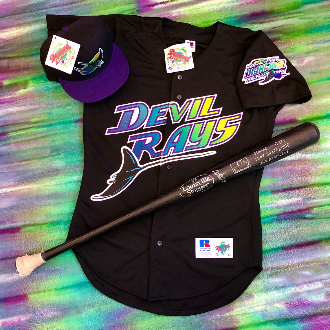 Tampa Bay Devil Rays MLB New Era Fitted Baseball Hat Size 7 - Etsy