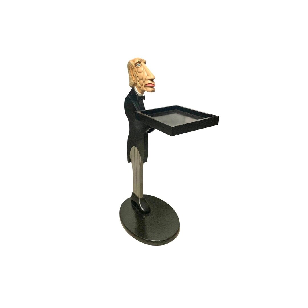 Butler Serving Tray Holder Statue Stand Bombay Company Vintage Decor - Etsy
