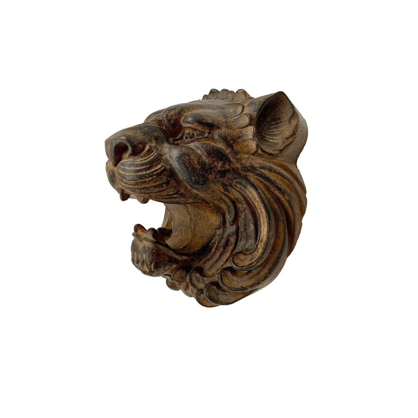 Lion Head Wall Mount Vintage Majestic Decor - Etsy