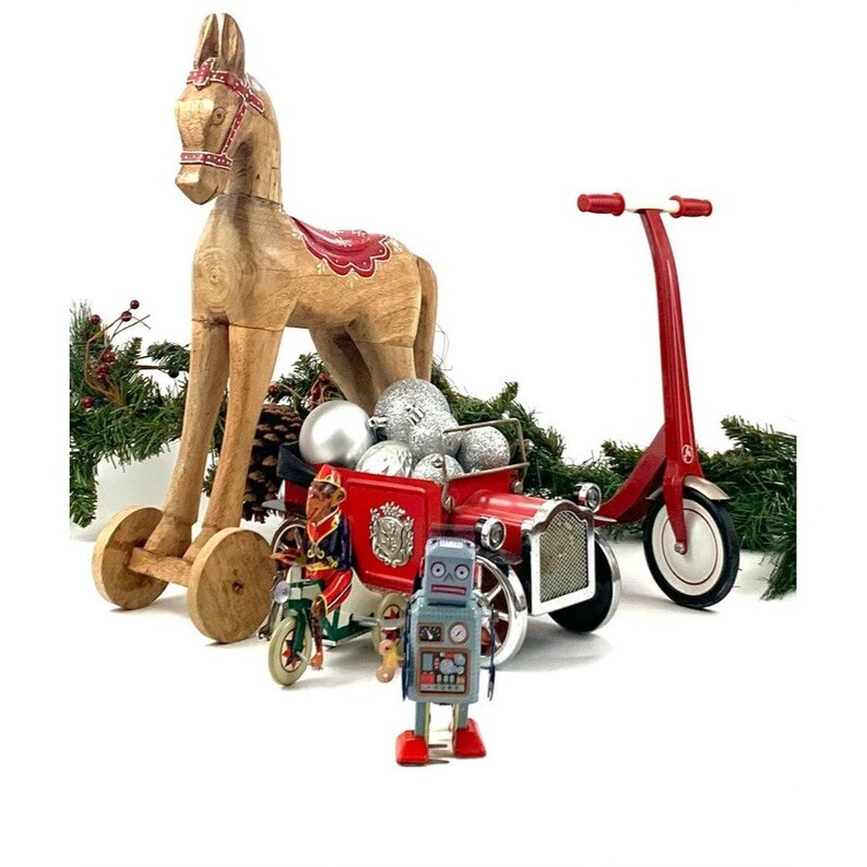 Vintage Style Tin Wind up Robot in a Box Adorable Home Decor | Etsy