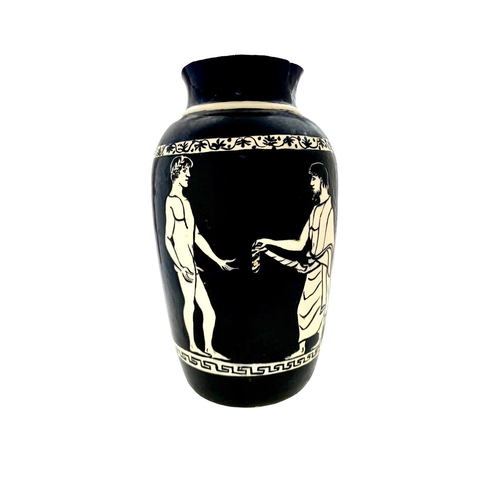 Vase With Greek Mythology Character Design Ceramic Vintage Decor - Etsy