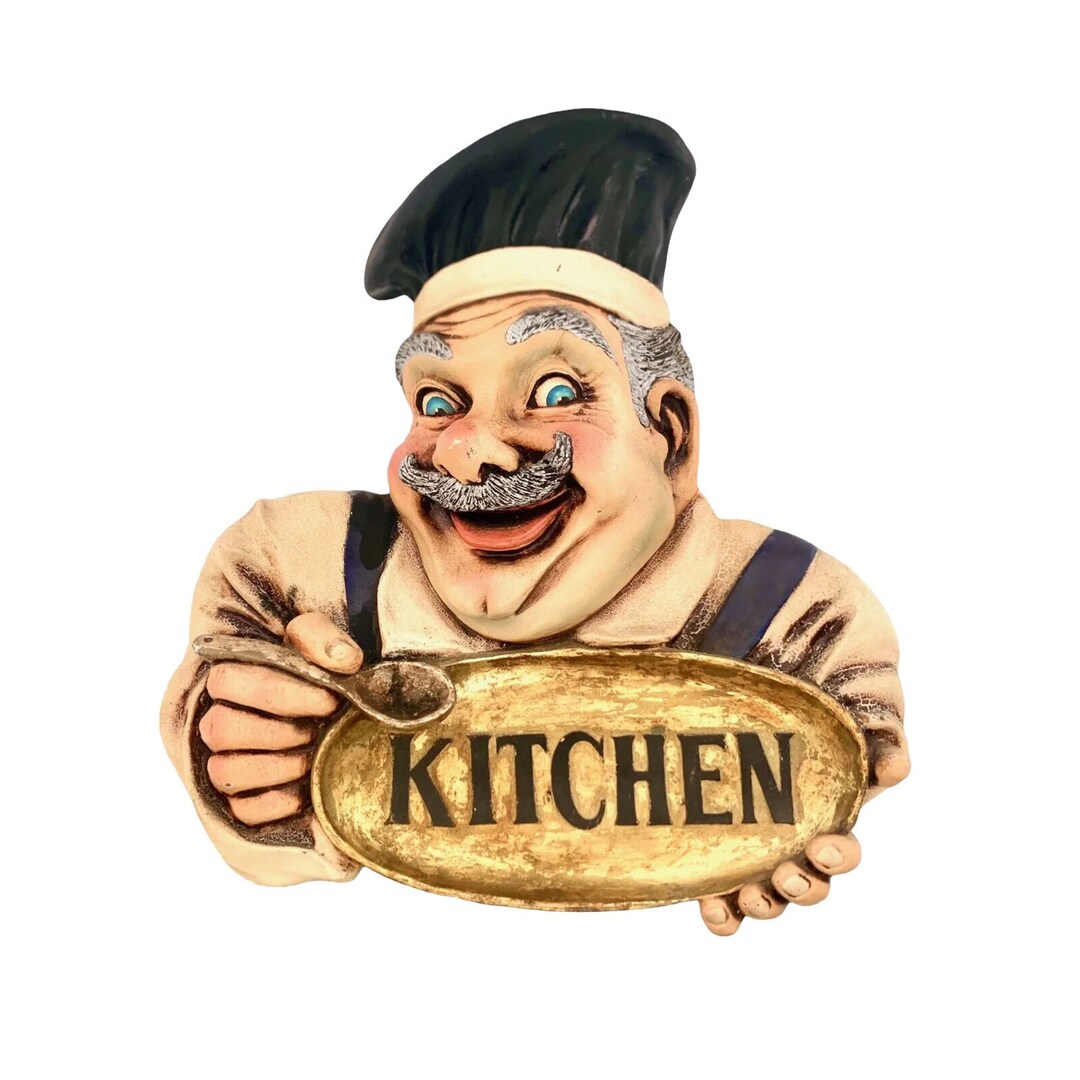 Welcoming Chef Vintage Wall Plaque Kitchen Restaurant Decor - Etsy