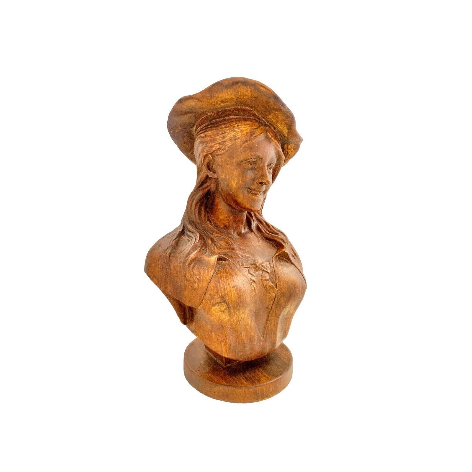 Bust French Lady Heavy Antique Sculpture Elegant Woman Signed - Etsy