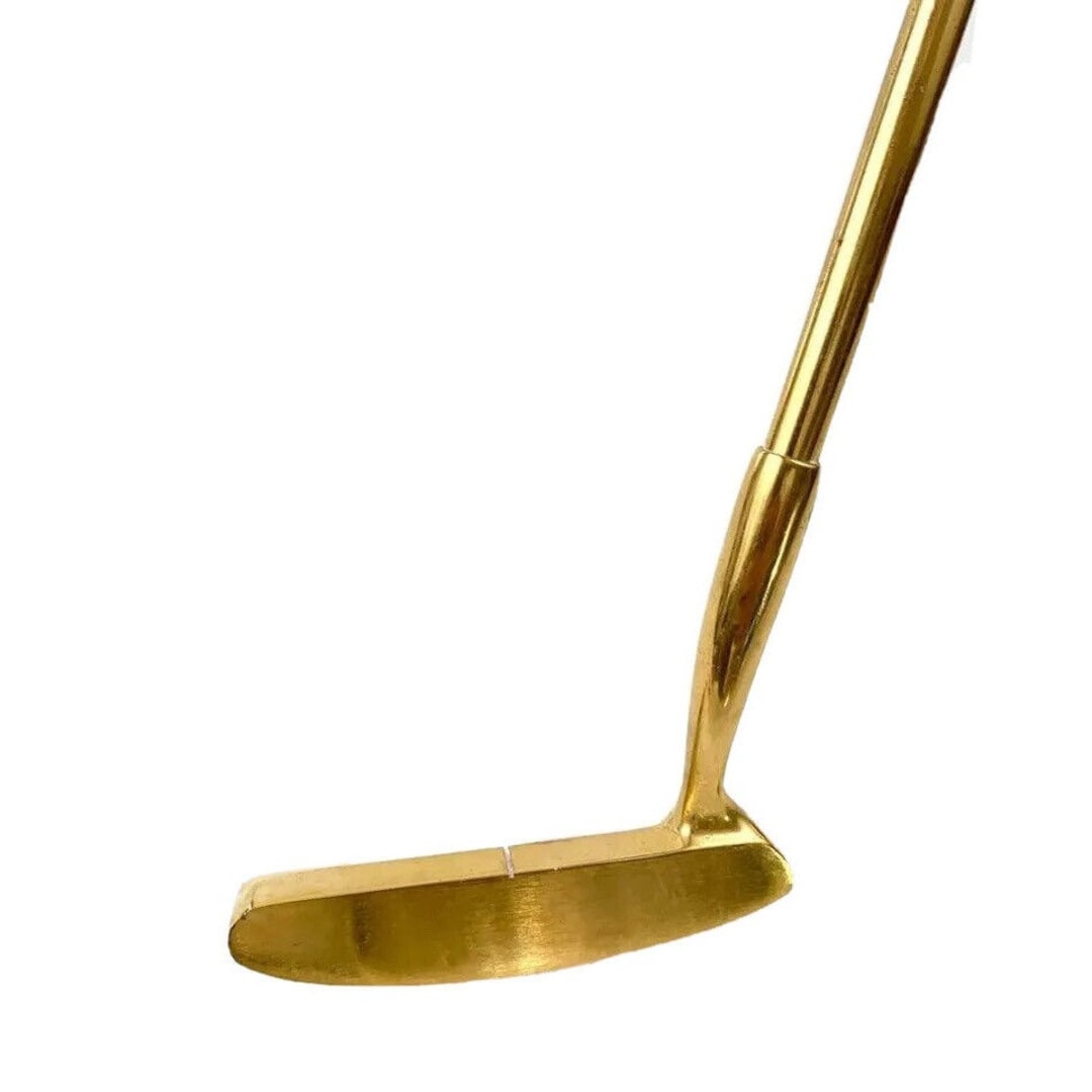 Vintage Collectible Golf Club Silver Bullet With Golden Brass and ...
