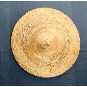 Oriental Woven Whicker Hat for Home Decor - Etsy