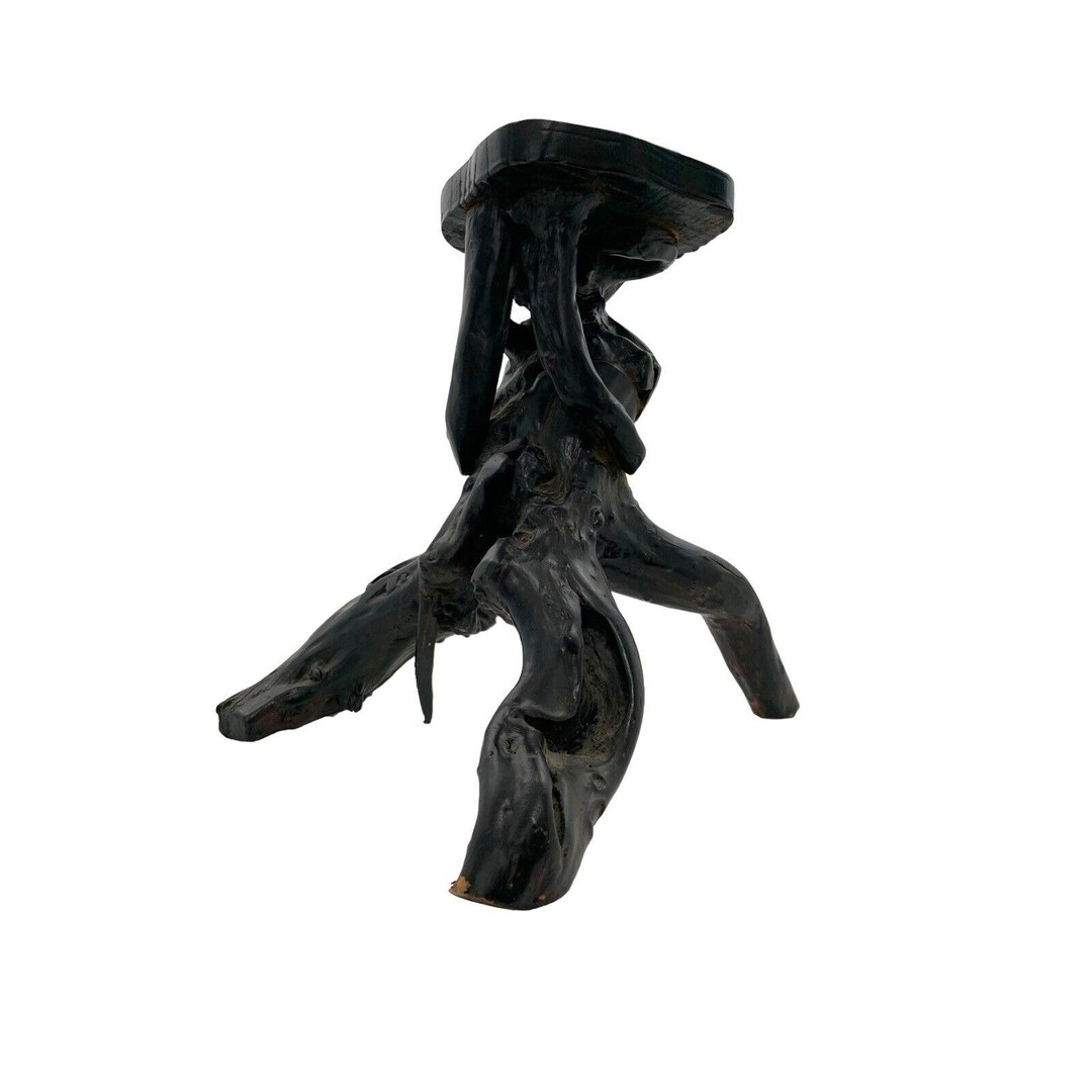 Display Stand Natural Wood Root Base Vintage Decor - Etsy