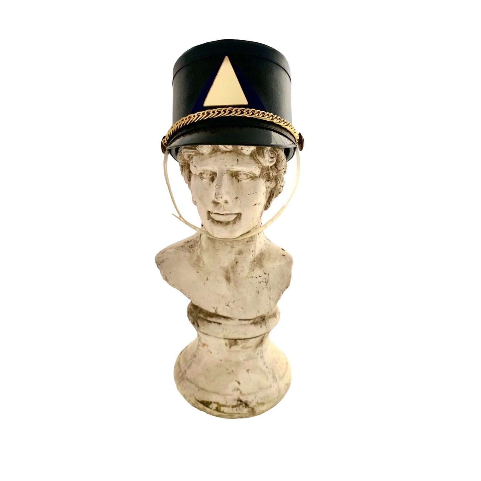 Roman Bust With Band Hat Plaster Man Sculpture Vintage Old World ...