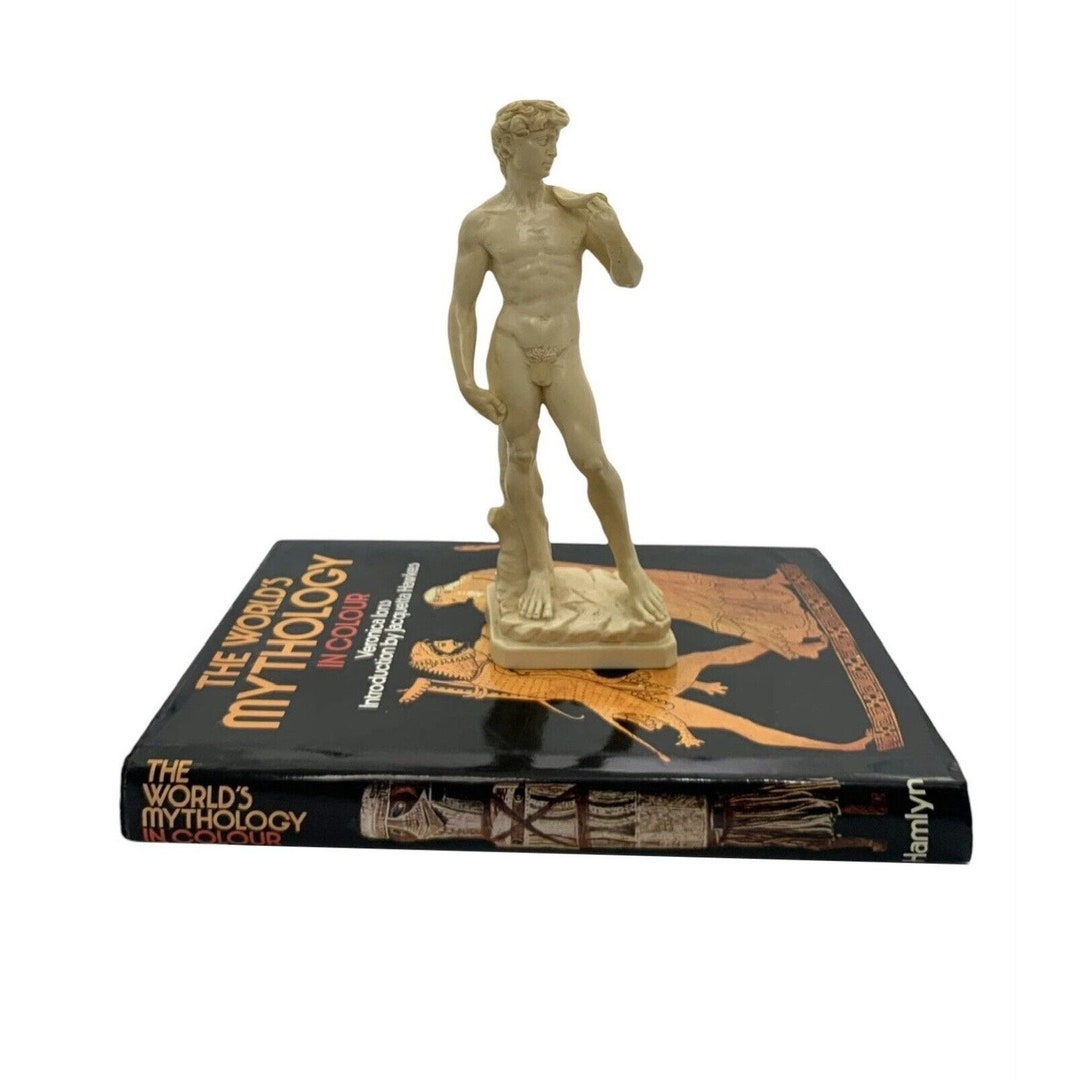 Statue David Roman Alabaster Made in Italy Vintage Sculpture Classic ...
