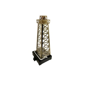 Oil Rig Replica Derrick Model Decanter Music Box Vintage Industrial ...