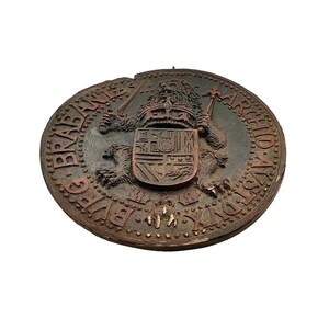 Lion Design Kingdom of Netherlands Sign Fibreglass Plaque Vintage Decor ...