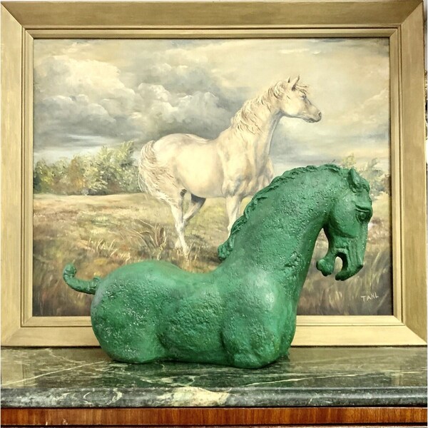 Plaster Horse - Etsy