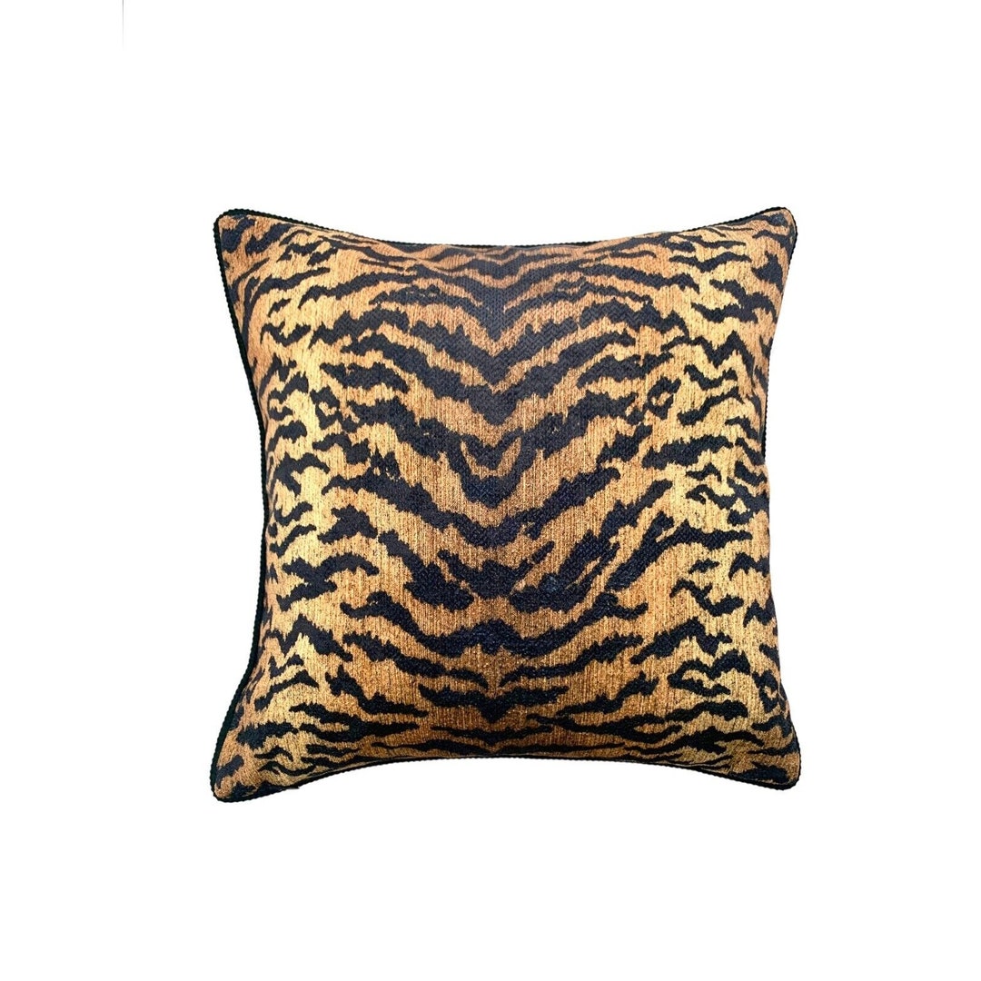 Decorative Pillow Tiger Stripe Animal Print Luxury - Etsy