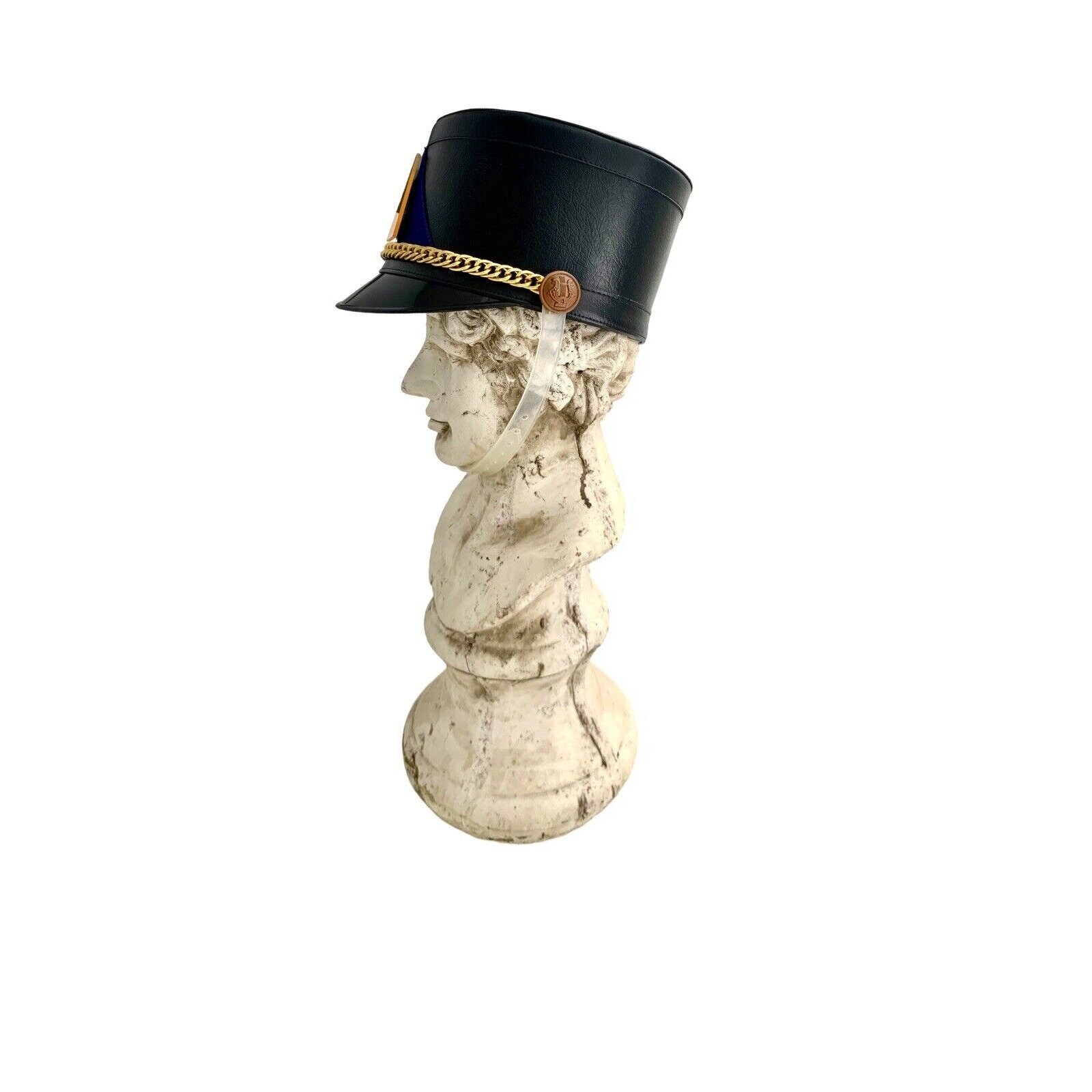 Roman Bust With Band Hat Plaster Man Sculpture Vintage Old World ...