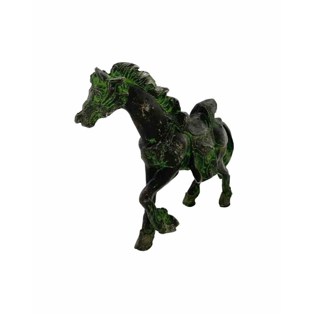 Horse Figurine Heavy Metal Statue Equestrian Classic Decor - Etsy