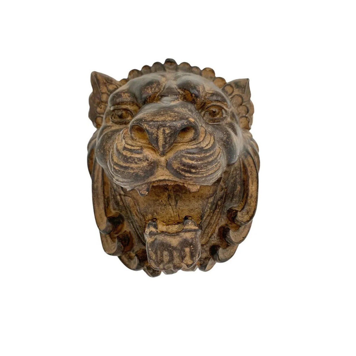 Lion Head Wall Mount Vintage Majestic Decor - Etsy