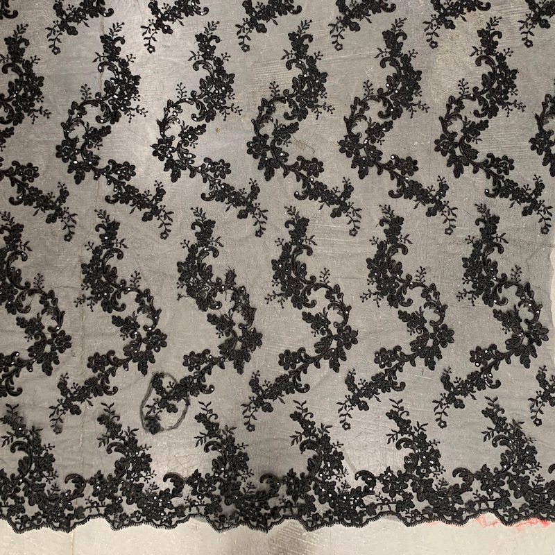 Black Lace Applique - Etsy