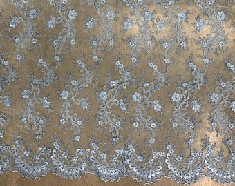 Light Blue Embroidery - Etsy