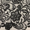 Black Delicate French Chantilly Lace Trimming by the Yard, Black Lace ...