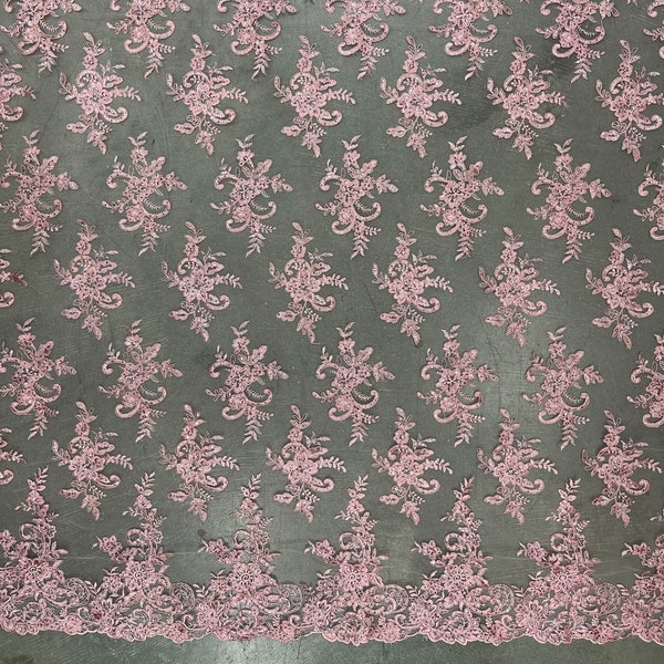 Pink Floral Fabric - Etsy