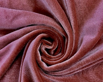 Pink Velvet Fabric | Etsy