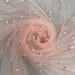Queenie DUSTY ROSE Faux Pearls on Soft Mesh Lace Fabric for Gowns ...