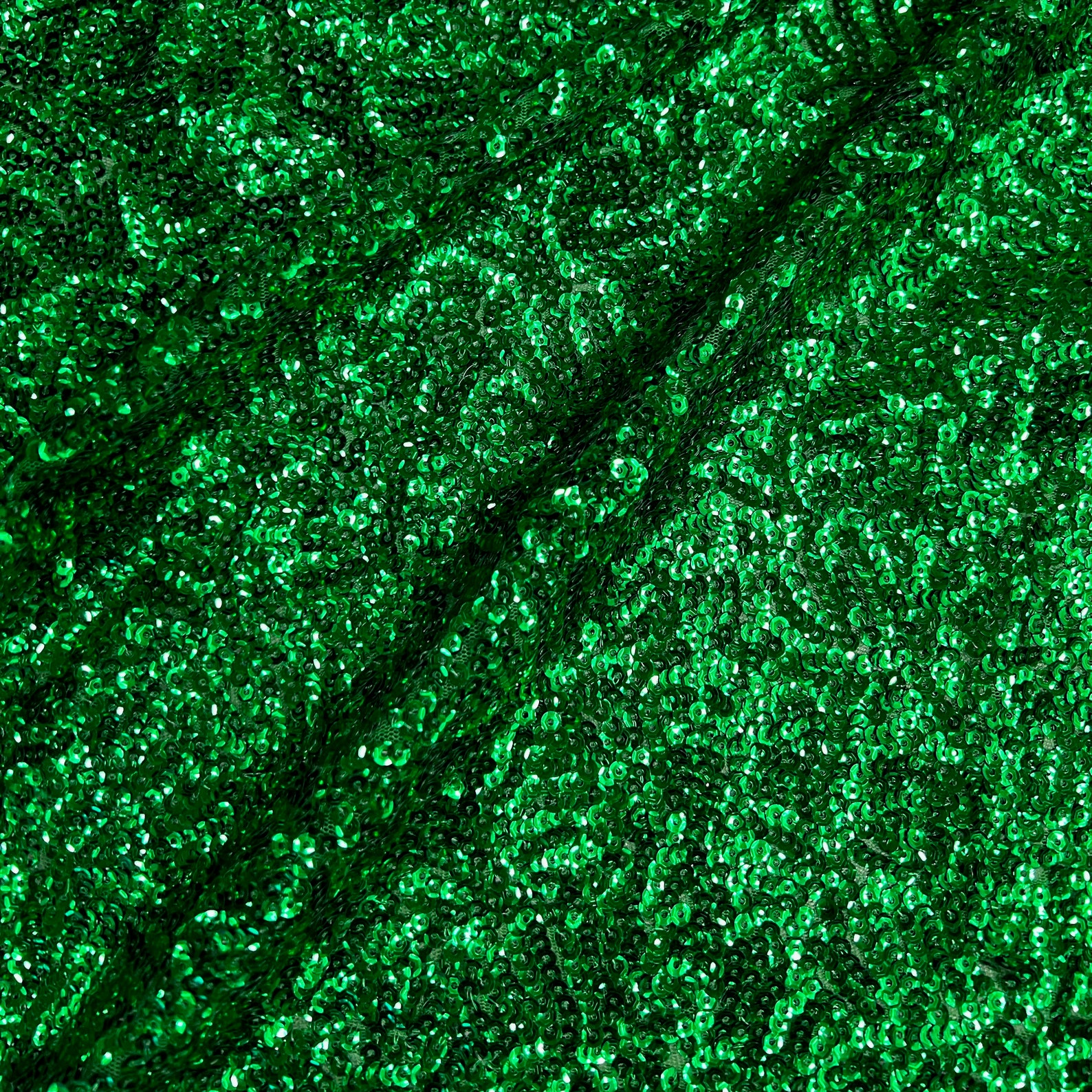 Bianca GREEN Allover Sequins on Mesh Fabric by the Yard - 10104 - Etsy