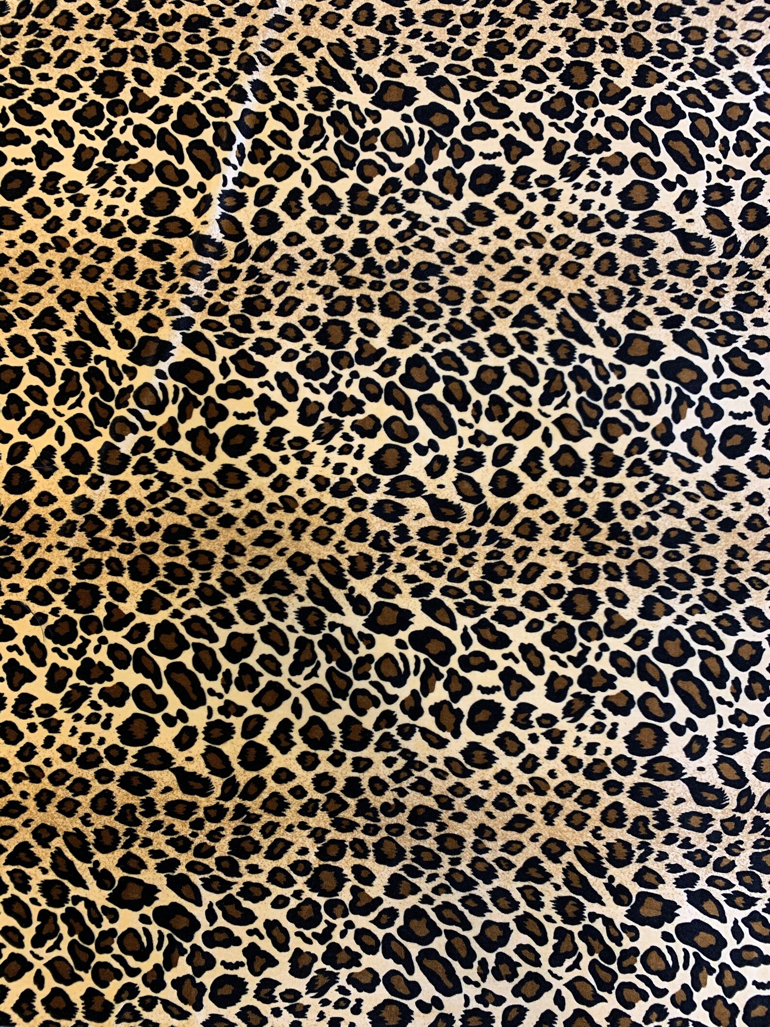 Dana DARK BROWN CAMEL Leopard Pattern Polyester Stretch Velvet - Etsy