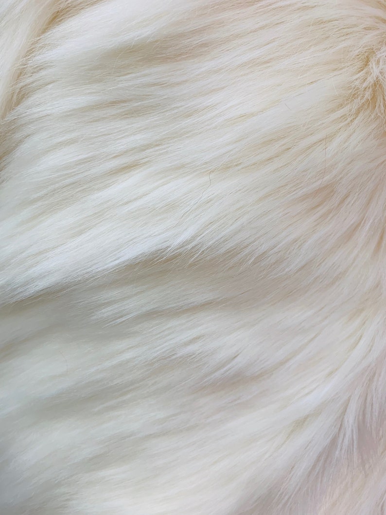 Sasha IVORY 2 Inch Long Pile Soft Luxury Faux Fur Fabric - Etsy Hong Kong