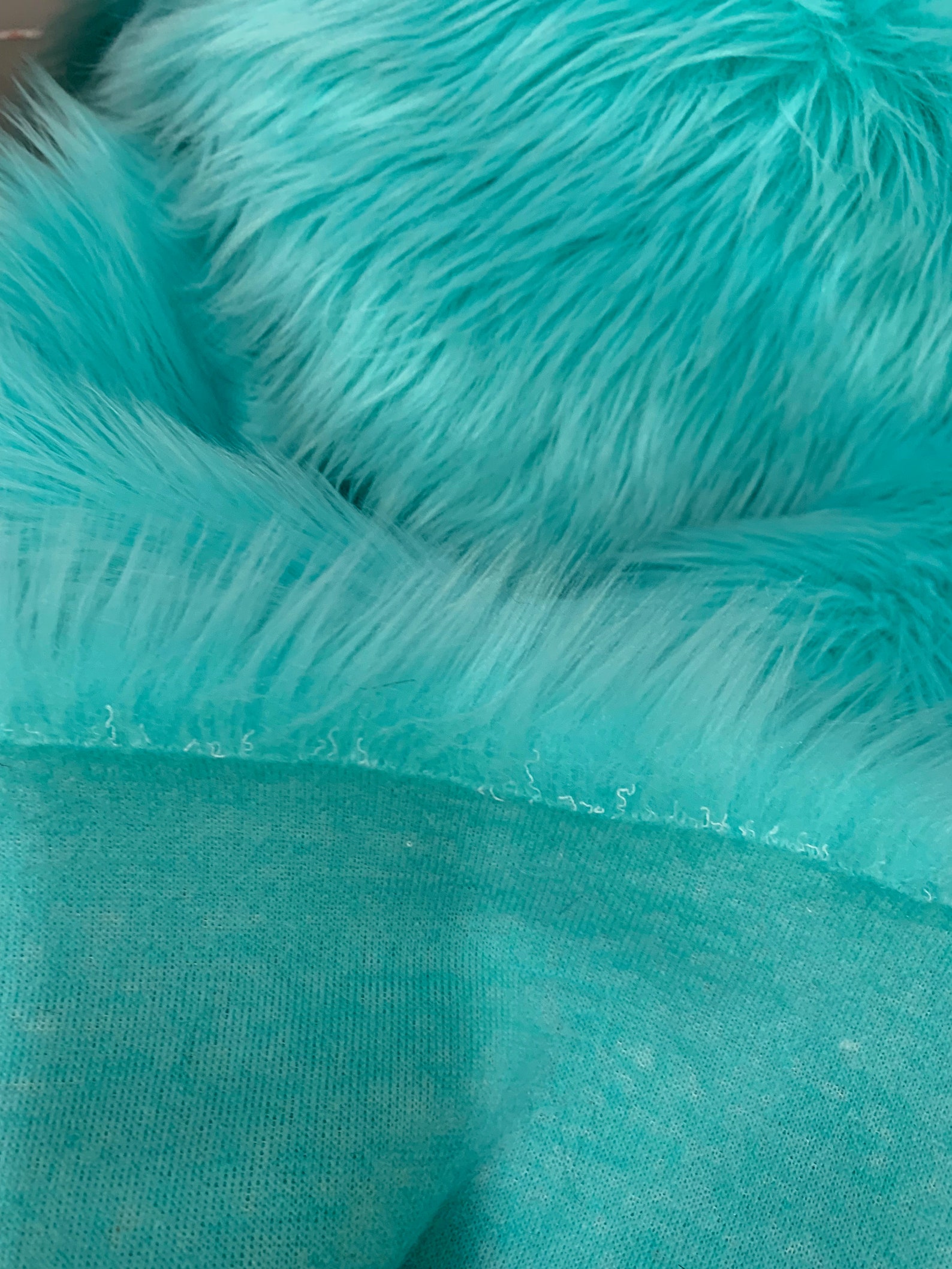 Sasha AQUAMARINE 2 Inch Long Pile Soft Luxury Faux Fur Fabric - Etsy