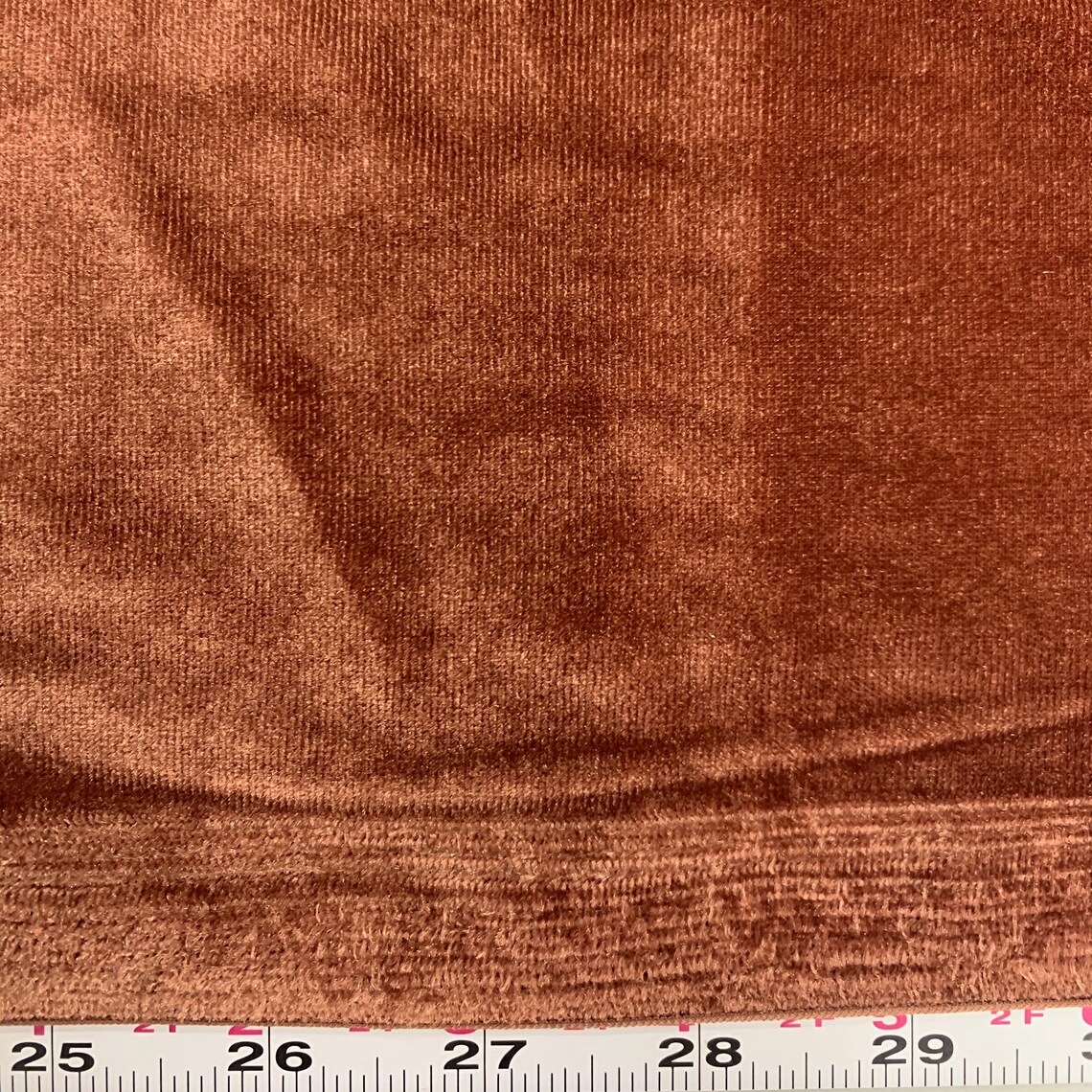 Princess RUST Polyester Spandex Stretch Velvet Fabric for - Etsy