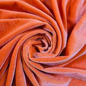 Orange Velvet - Etsy