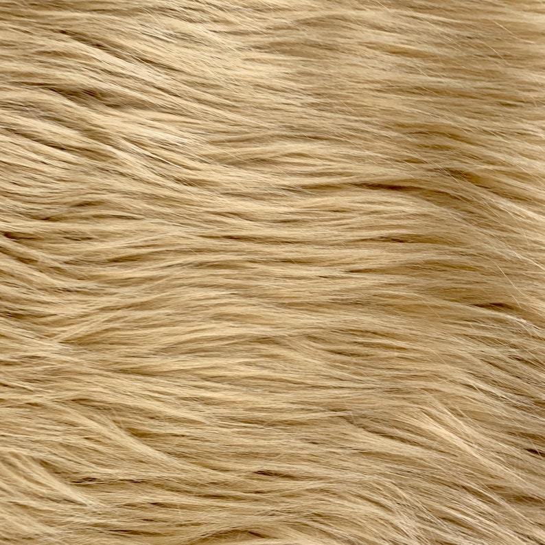 Eden BEIGE Shaggy Long Pile Soft Faux Fur Fabric for Fursuit - Etsy