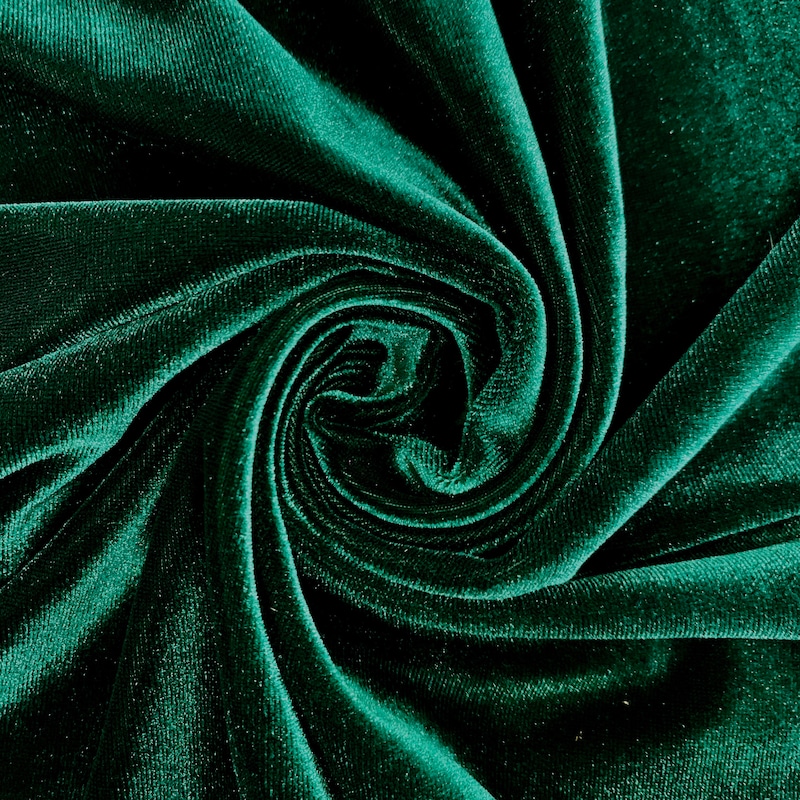 Green Velvet Fabric - Etsy